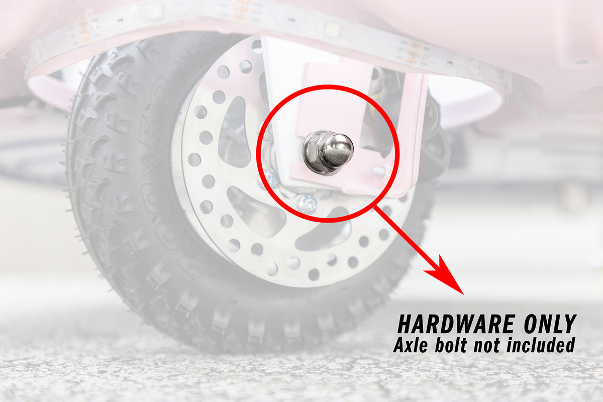 Front Wheel Axle Hardware for Razor Crazy Cart - Standard and XL – TAXI ...
