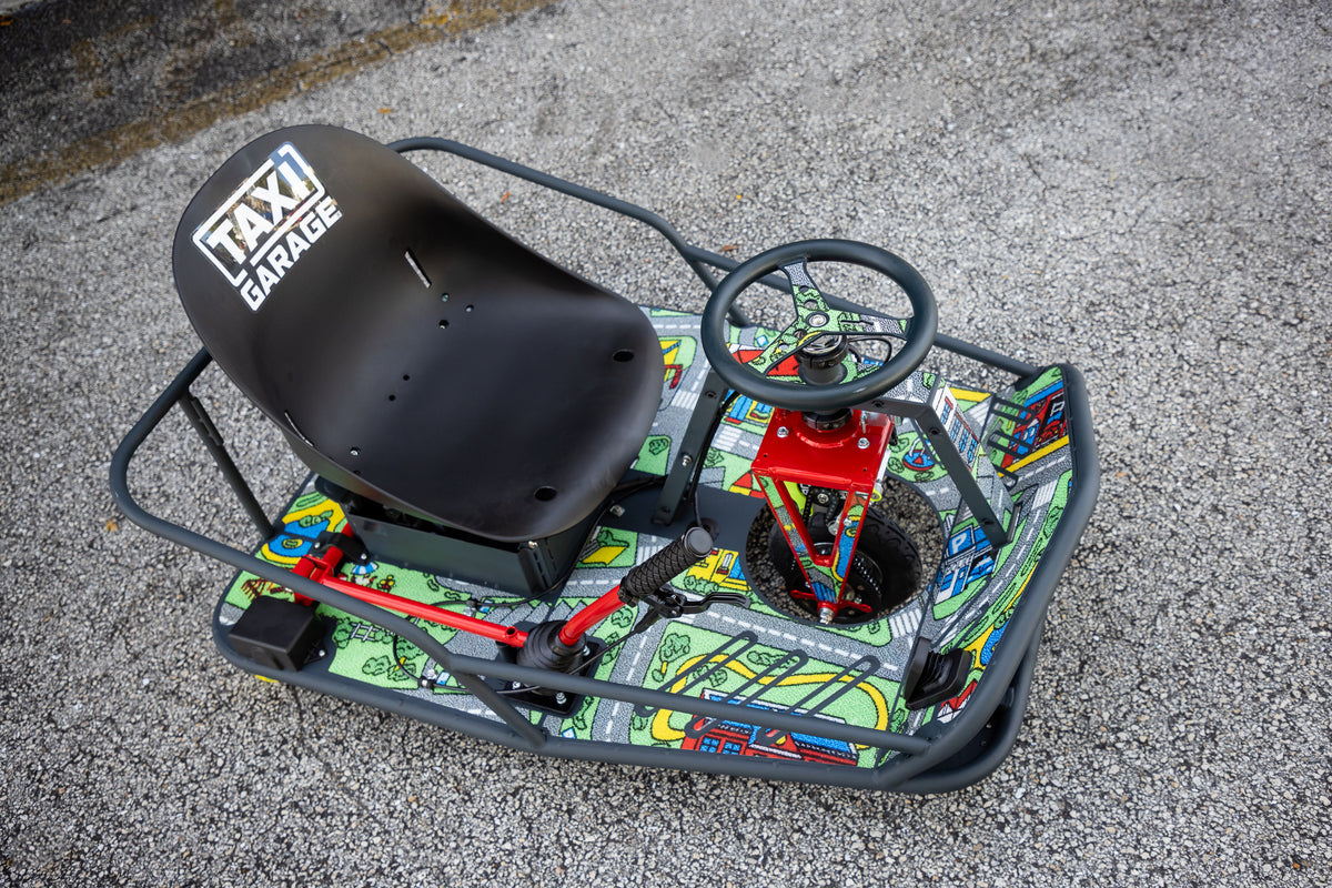 'Carpet Map' Stage 4 XL Taxi Garage Crazy Cart INVENTORY – TAXI GARAGE