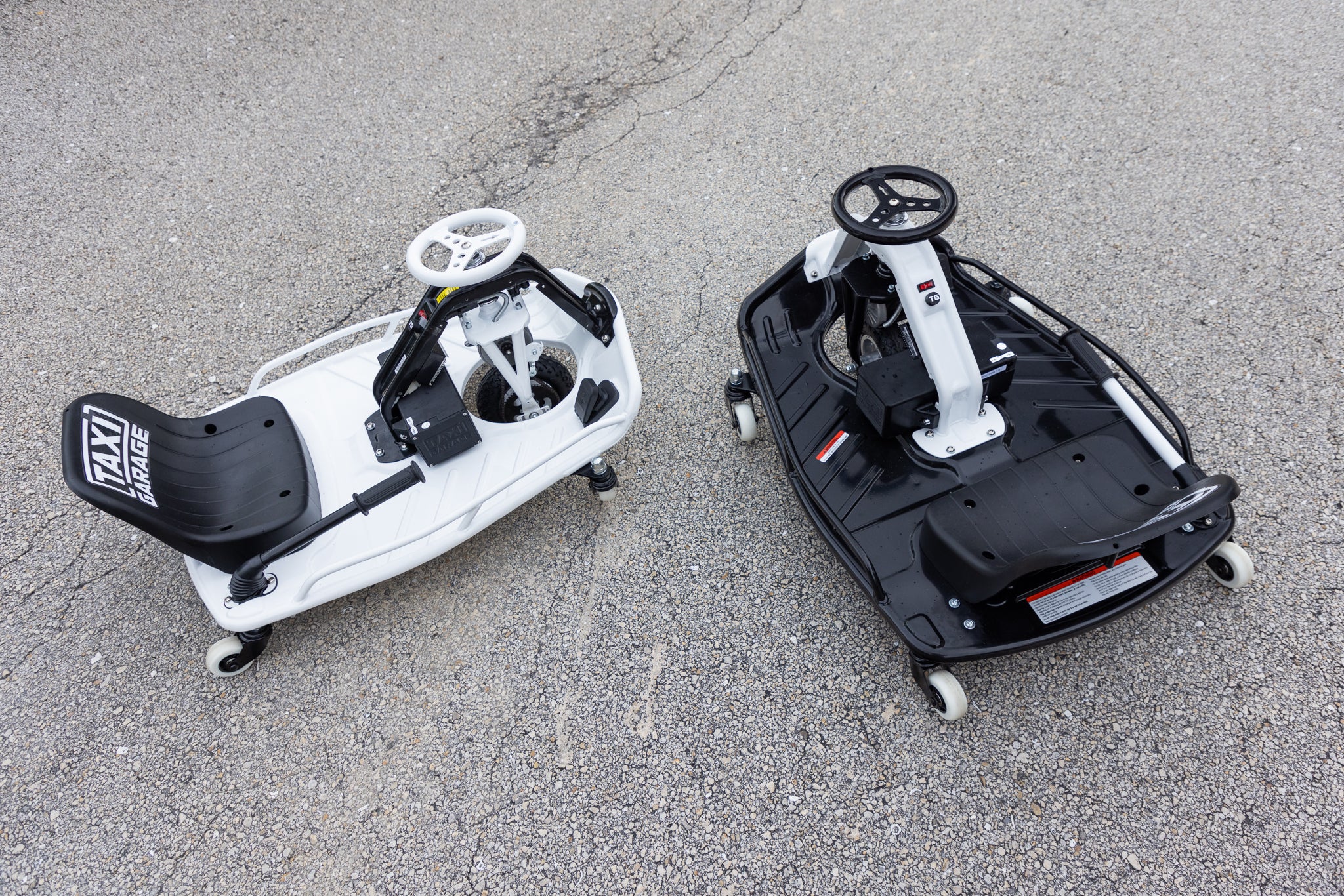 Stage 1 PAIR of TWO Taxi Garage Crazy Carts INVENTORY – TAXI GARAGE