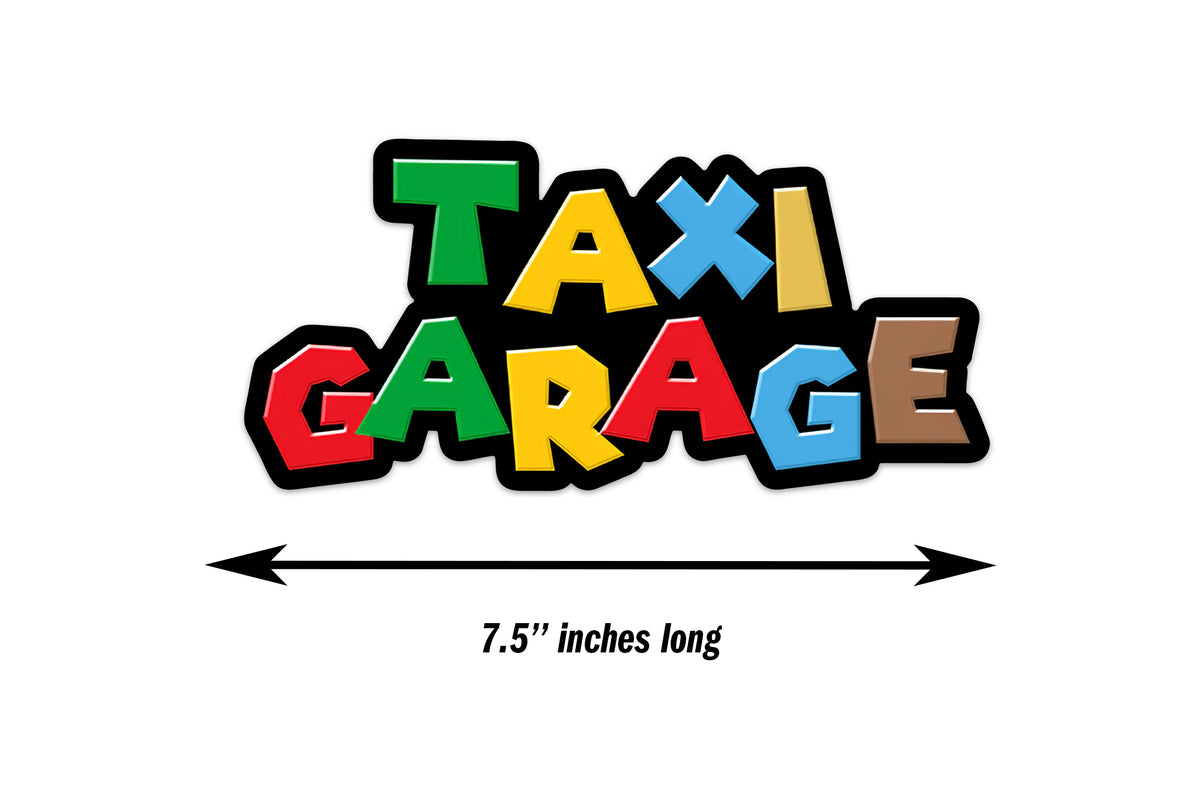 Taxi Garage Mario Kart Bumper Sticker – TAXI GARAGE